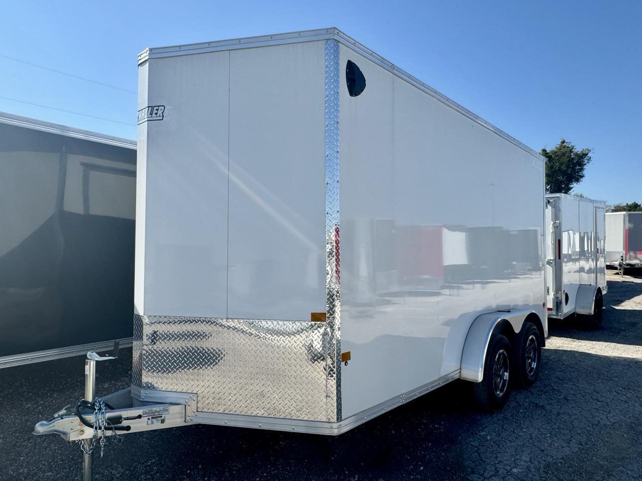New 2024 E-Z Hauler 7.4X14 ALUMINUM WHEELS ALL ALUMINUM TRAILER EXTRA ...