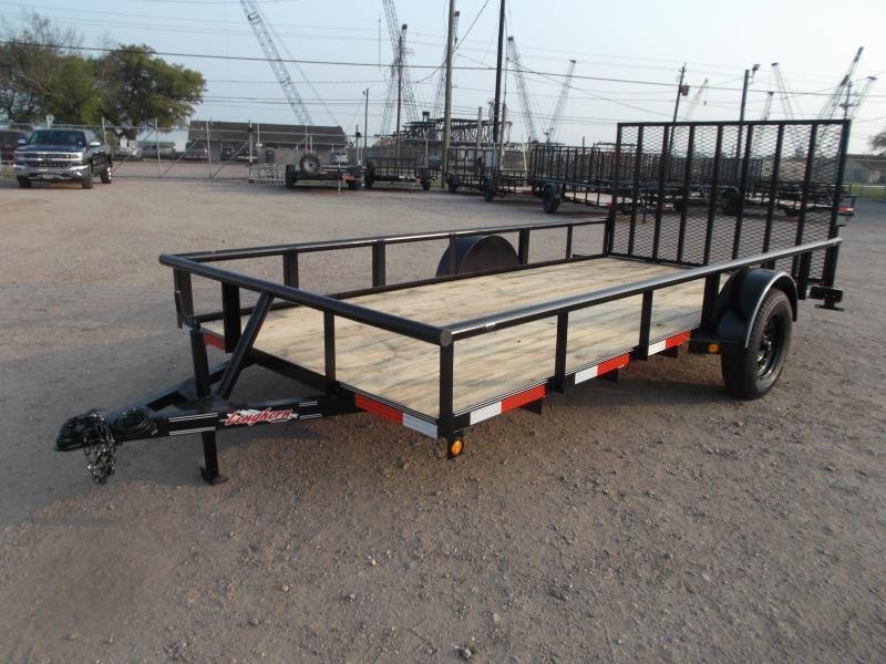 New 2025 LONGHORN TRAILERS 77x12 Single Axle Utility Trailer / Pipetop ...
