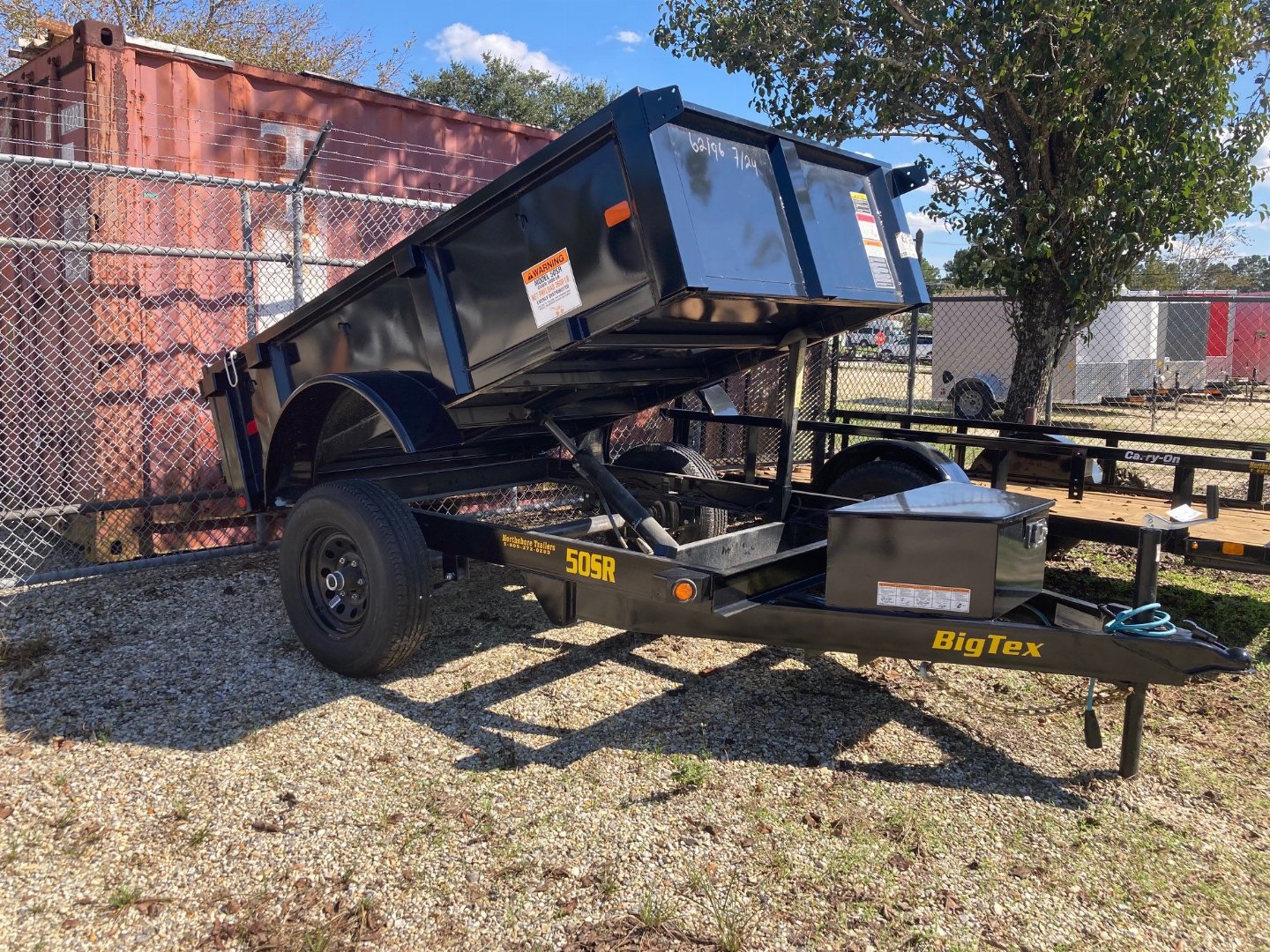 New 2025 Big Tex Trailers 5x8 50SR Dump Trailer | Pearl River Louisiana