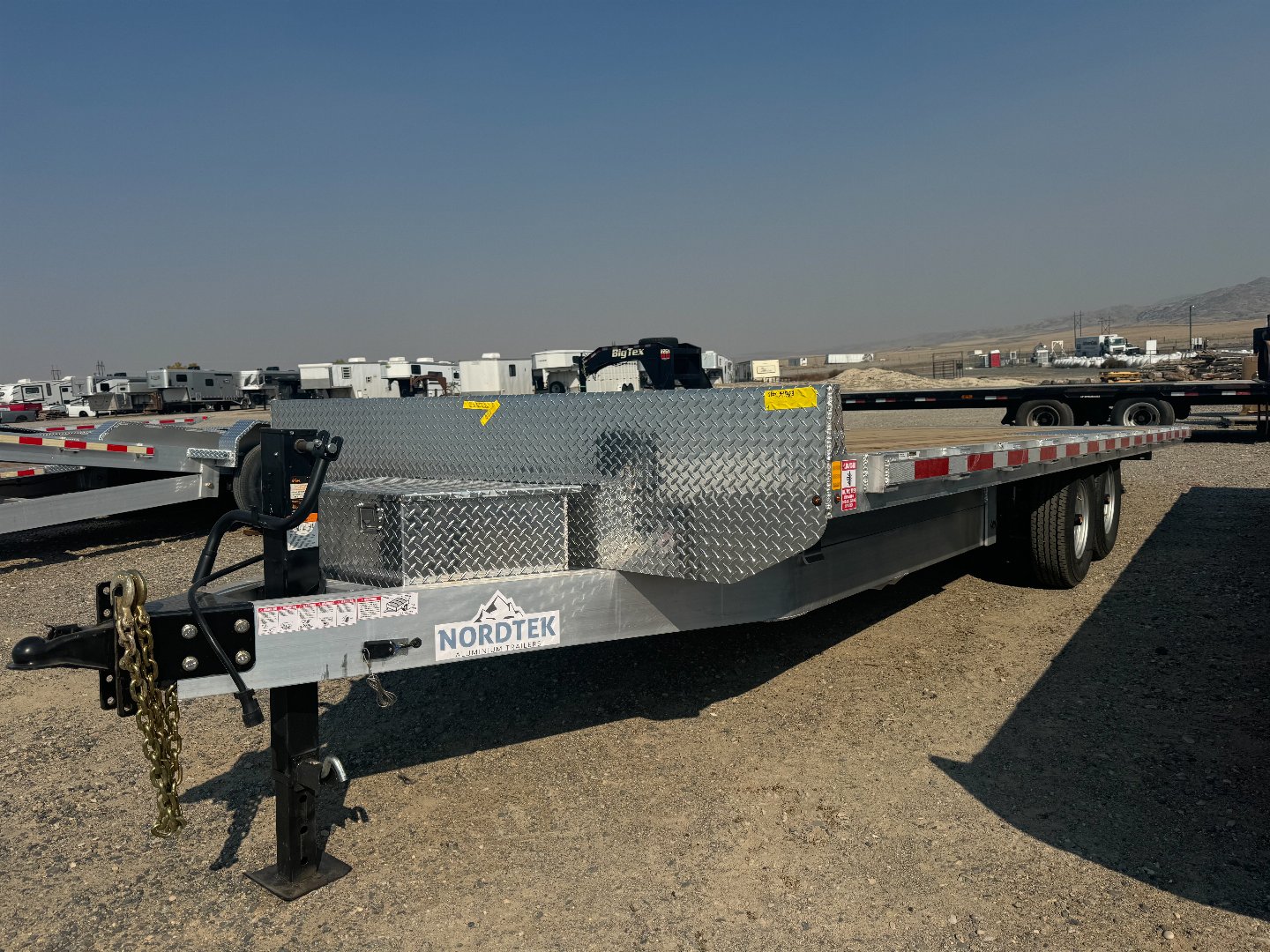 New 2025 NORDTEK 24' Full Tilt Tilt Trailer | Three Forks Montana