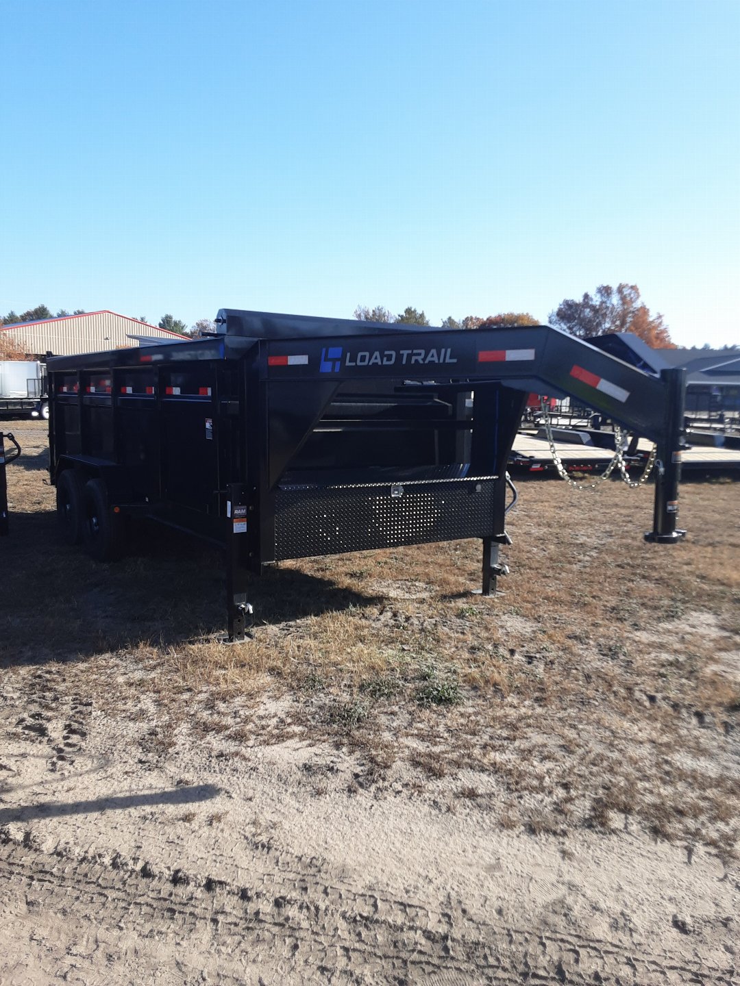 New New Load Trail 83"x16' W/48"Sides Gooseneck Dump Trailer | Grayling ...