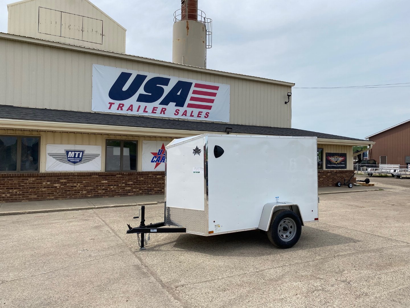 New 2025 US CARGO Scout 7x14 +6" V-Nose Ramp Door w/Options Cargo ...