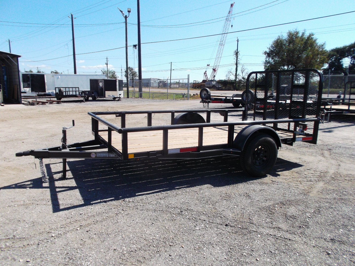 New 2025 J&C TRAILERS 77x12 Single Axle Utility Trailer / C-Channel ...