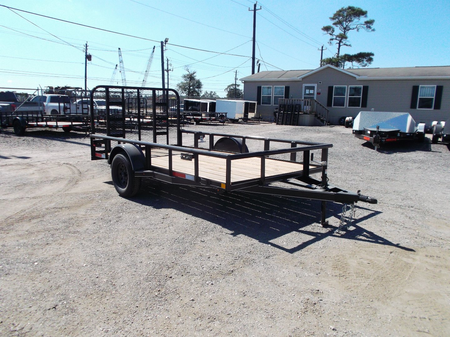 New 2025 J&C TRAILERS 77x12 Single Axle Utility Trailer / C-Channel ...