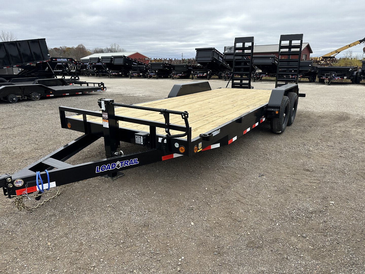 New 2025 LOAD TRAIL 83"X20' 14k w/HD Ramps & Rub Rail Equipment Trailer ...