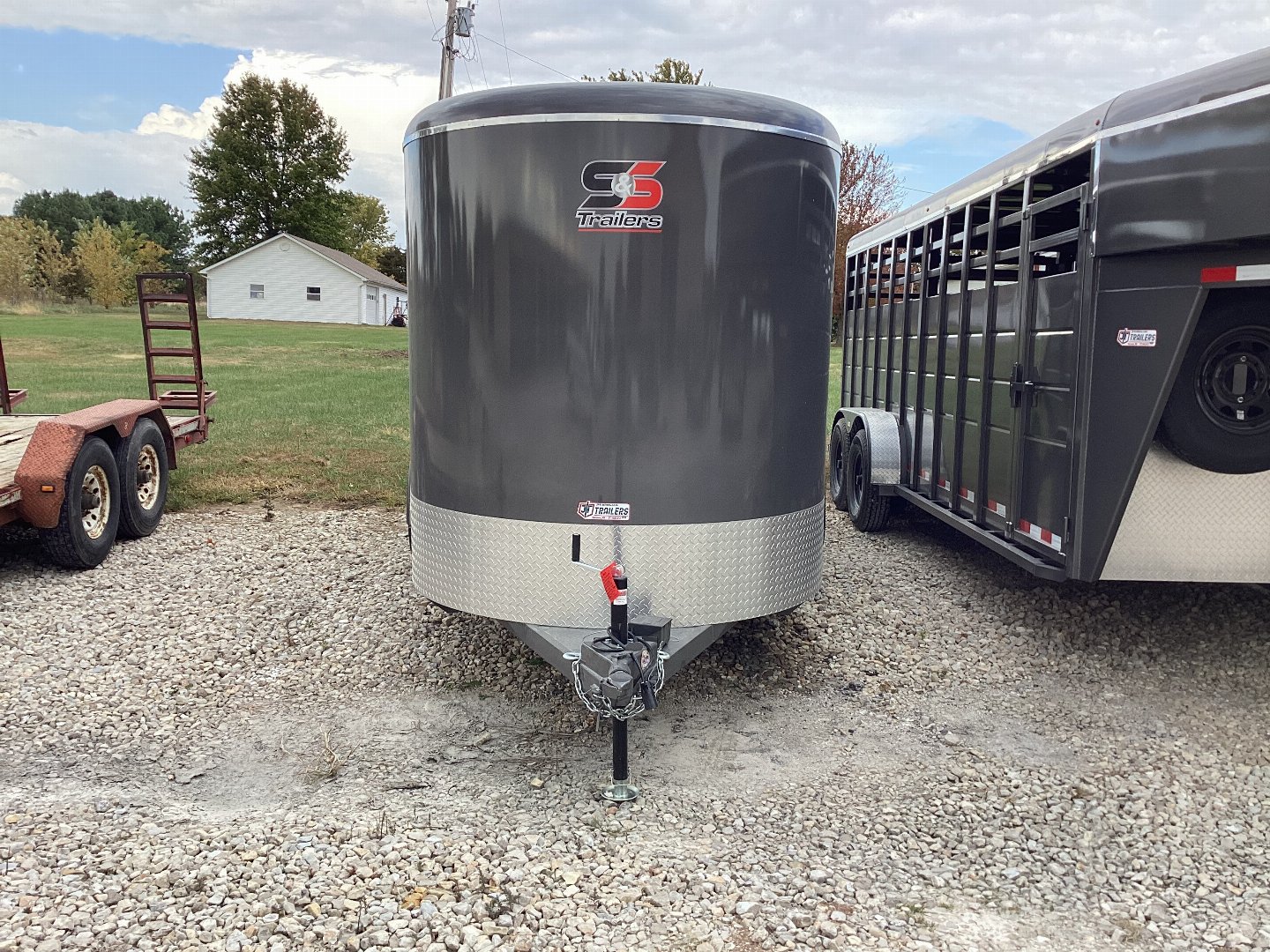 New 2025 S&S 6'x6'6"x16' Bumper Pull Livestock Trailer | Hermann Missouri