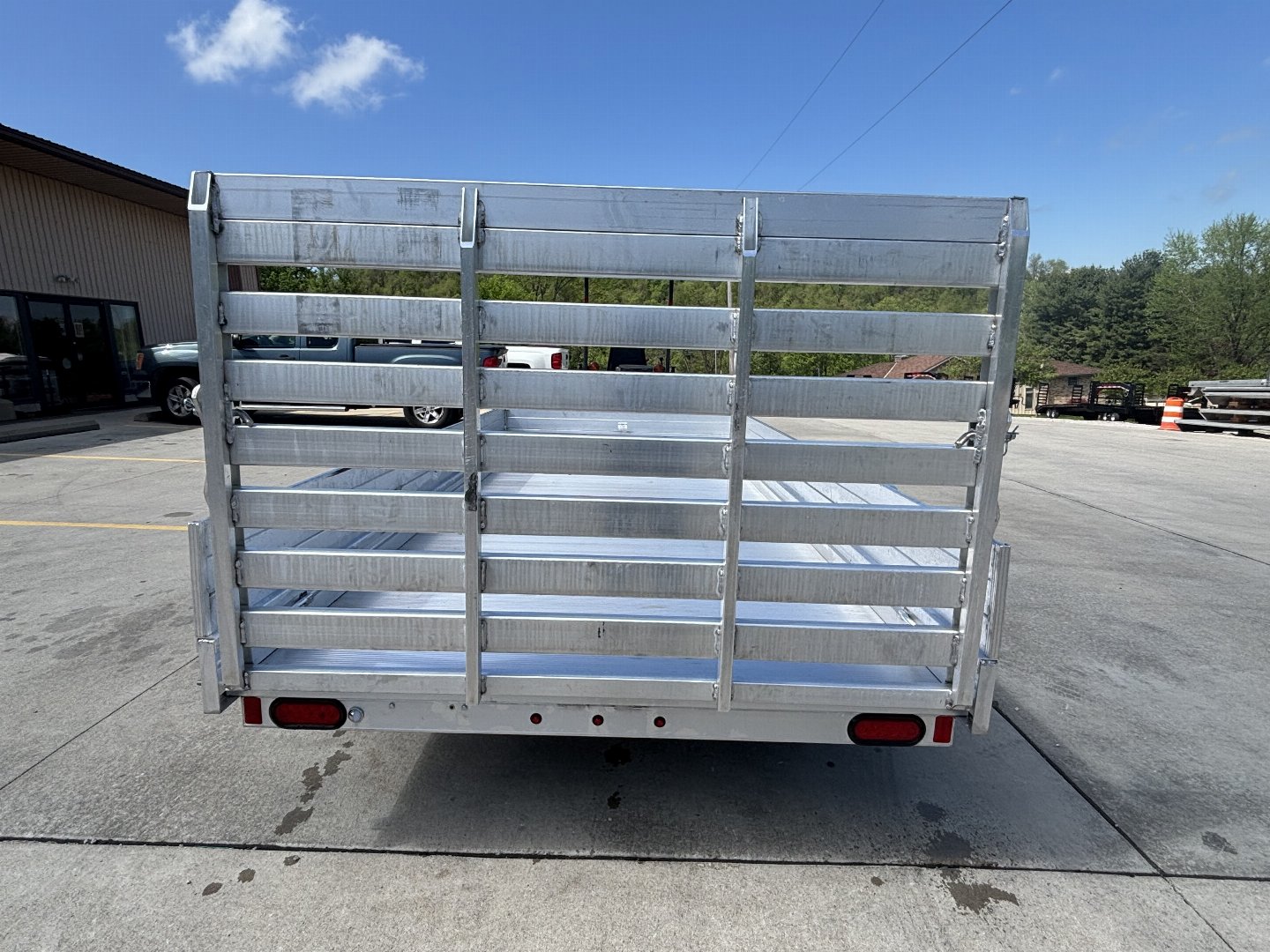 New 2026 Aluma Trailers 6812H-ESA Aluminum Utility Trailer w/ 12" Side ...