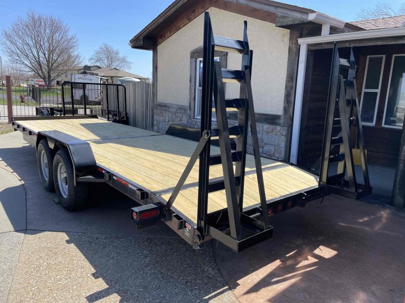 New 2024 OTHER 24' X 82 EQUIPTMENT TRAILER H FOLD UP RAMPS Equipment ...