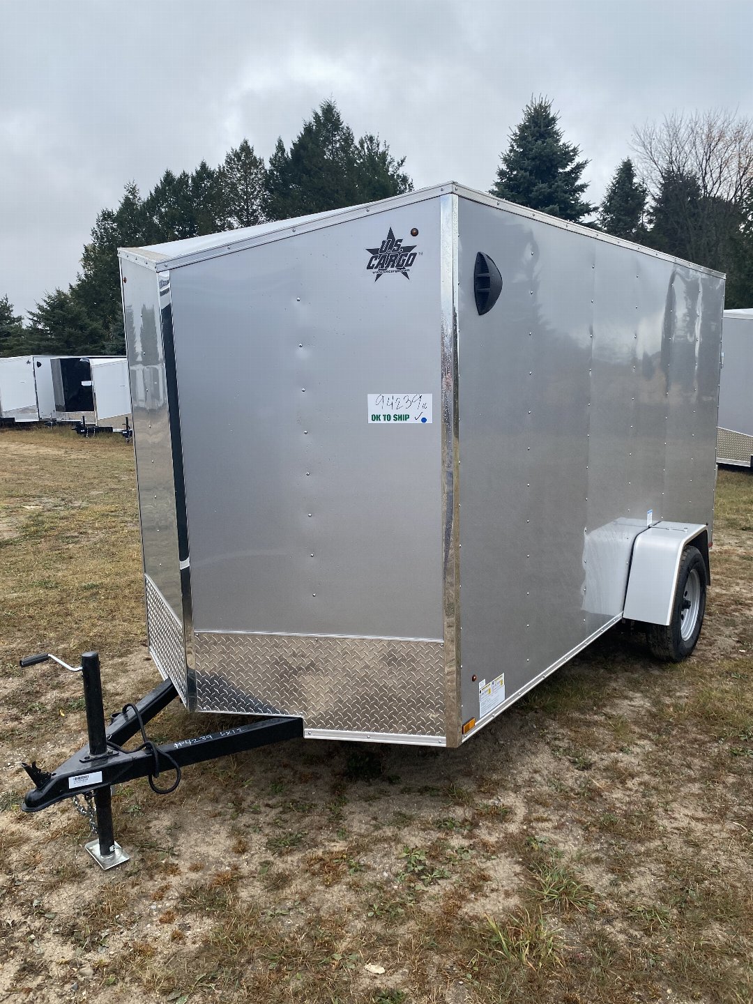 New 2025 US CARGO 6X12 ECONO Cargo / Enclosed Trailer | Grawn Michigan