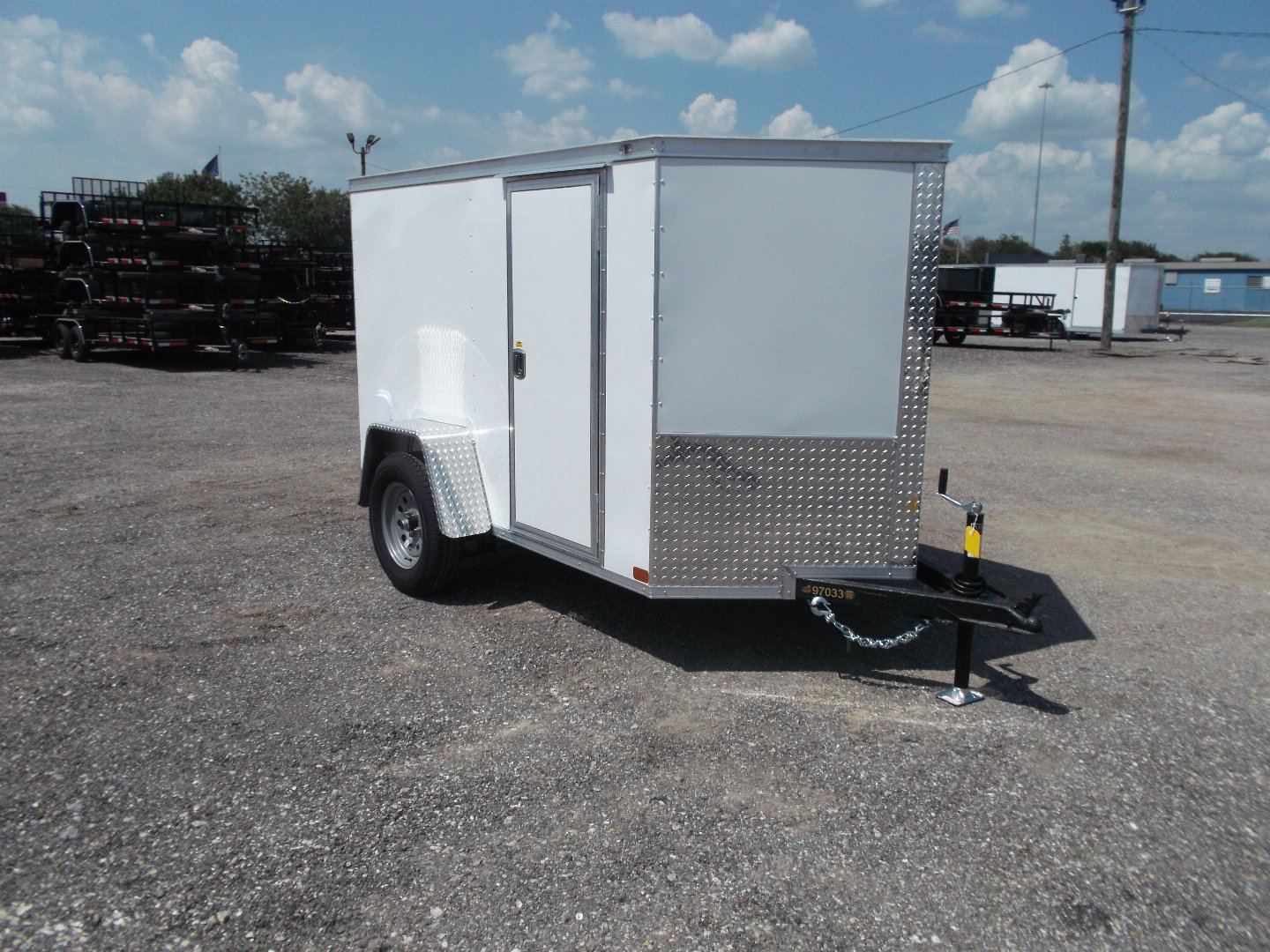 New 2025 COVERED WAGON TRAILERS 5x8 Cargo Trailer / Enclosed Trailer ...