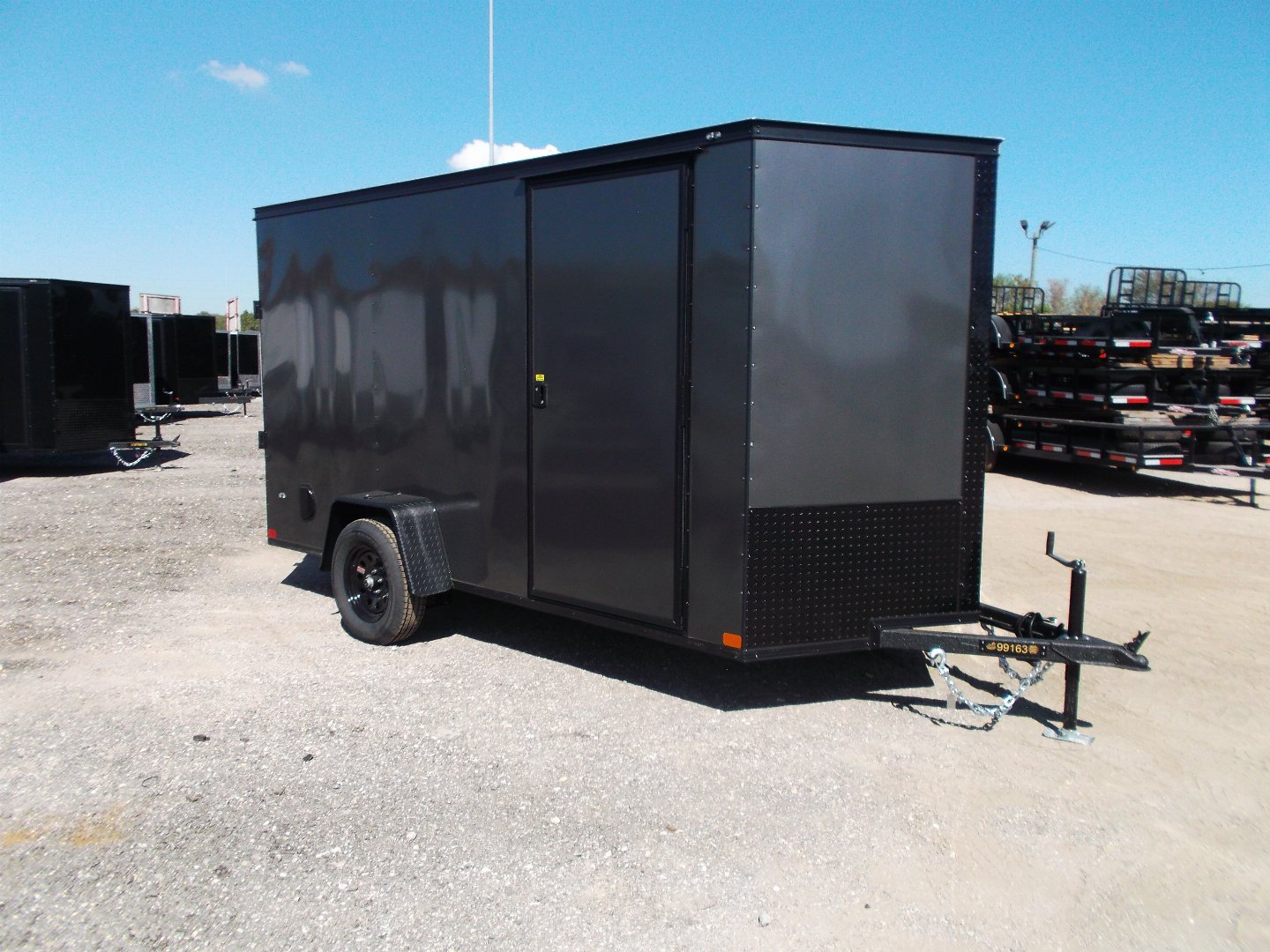 New 2025 COVERED WAGON TRAILERS 6x12 Single Axle Cargo / Enclosed ...