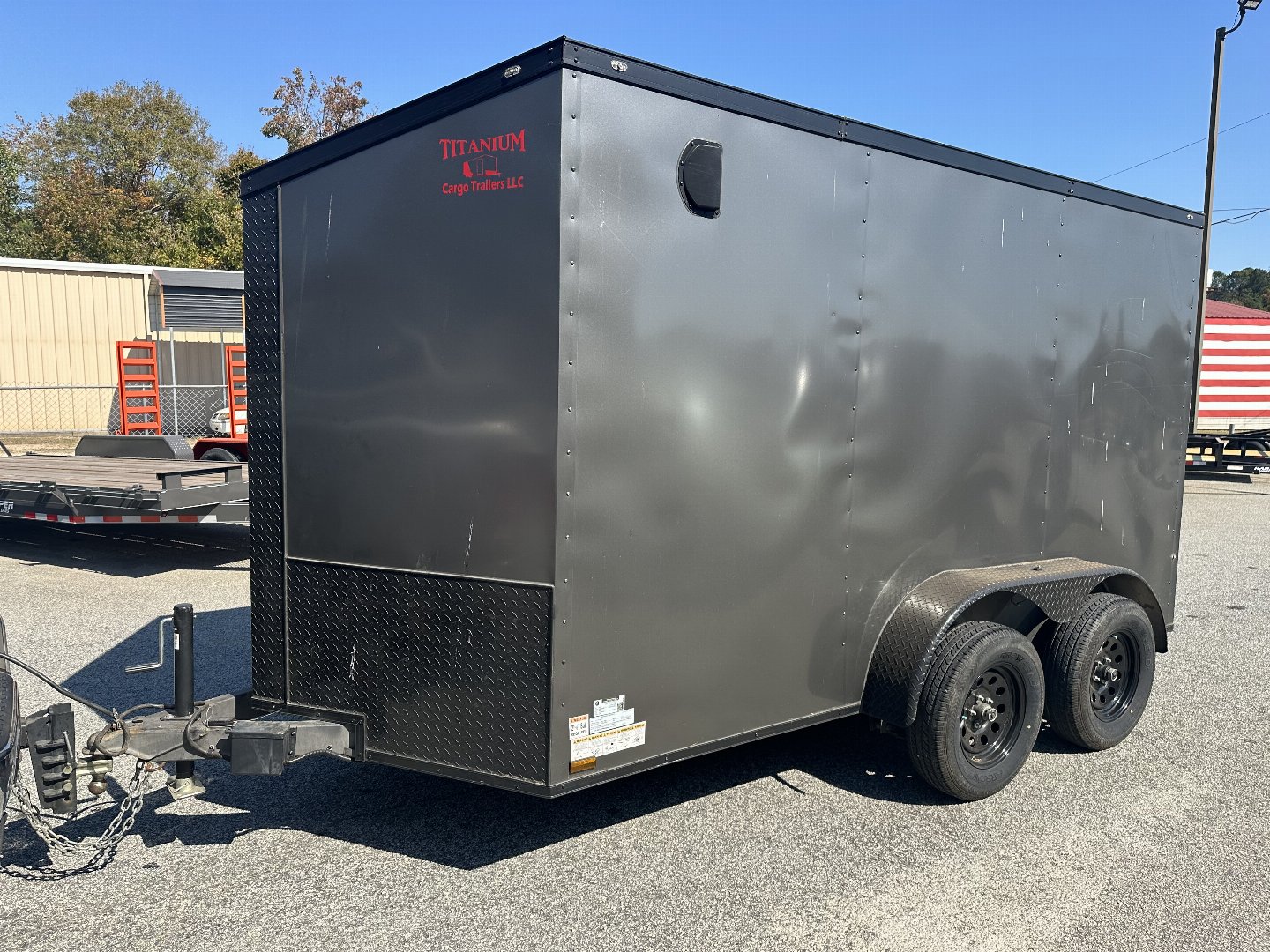 Used USED 2023 TITANIUM CARGO 6X12 TANDEM AXLE SLANT NOSE ENCLOSED ...
