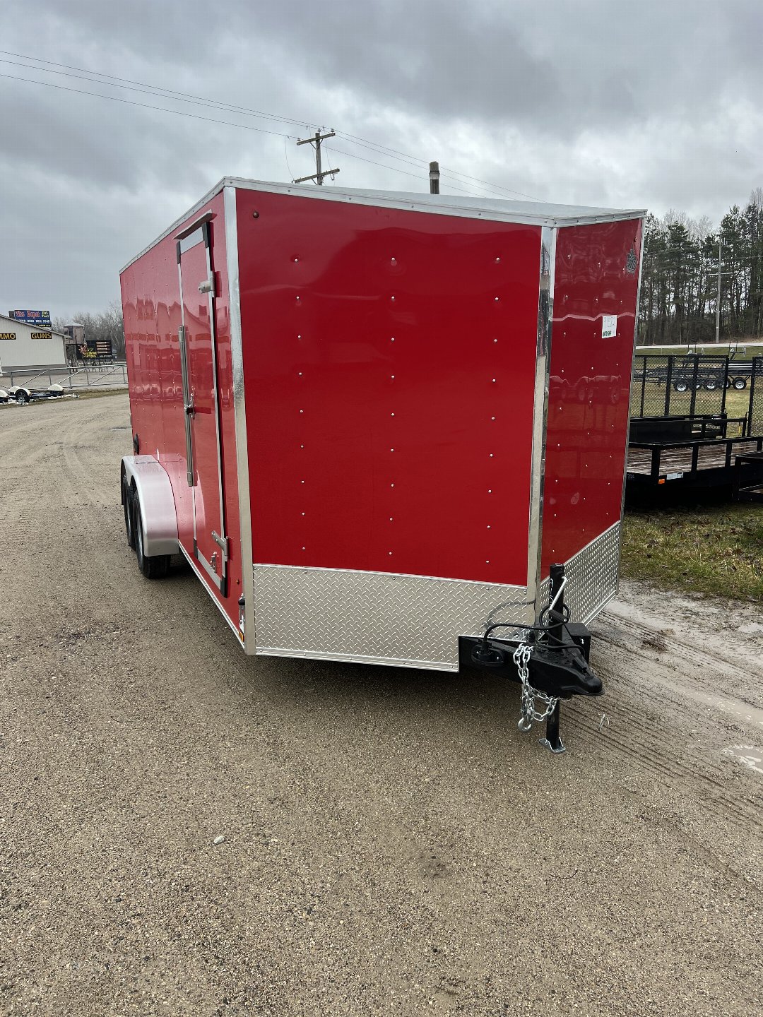 New 2025 US Cargo 7X16 W/RAMP DOOR Cargo / Enclosed Trailer | Edmore ...