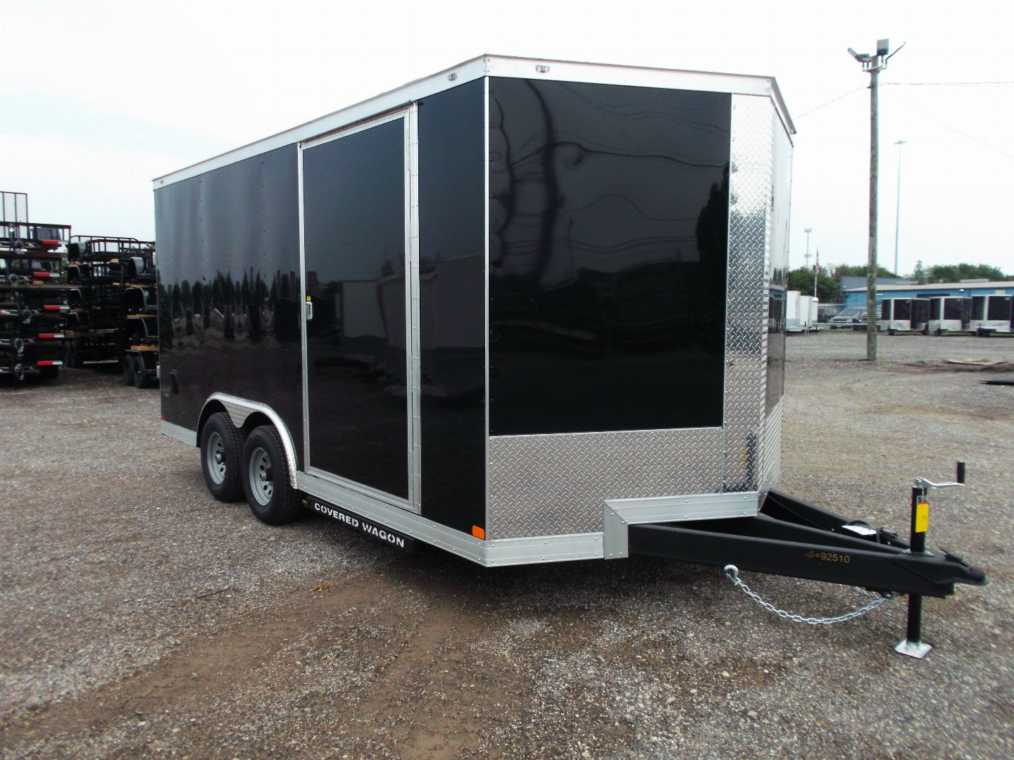 New 2025 COVERED WAGON TRAILERS 8.5x16 Cargo Trailer / Car Hauler ...