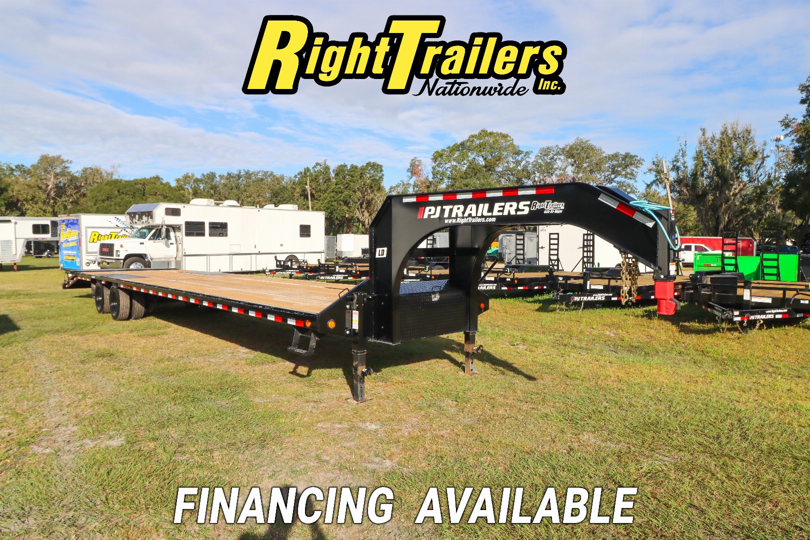 New 2024 8.5x40 PJ Gooseneck Equipment Trailer | Lakeland Florida