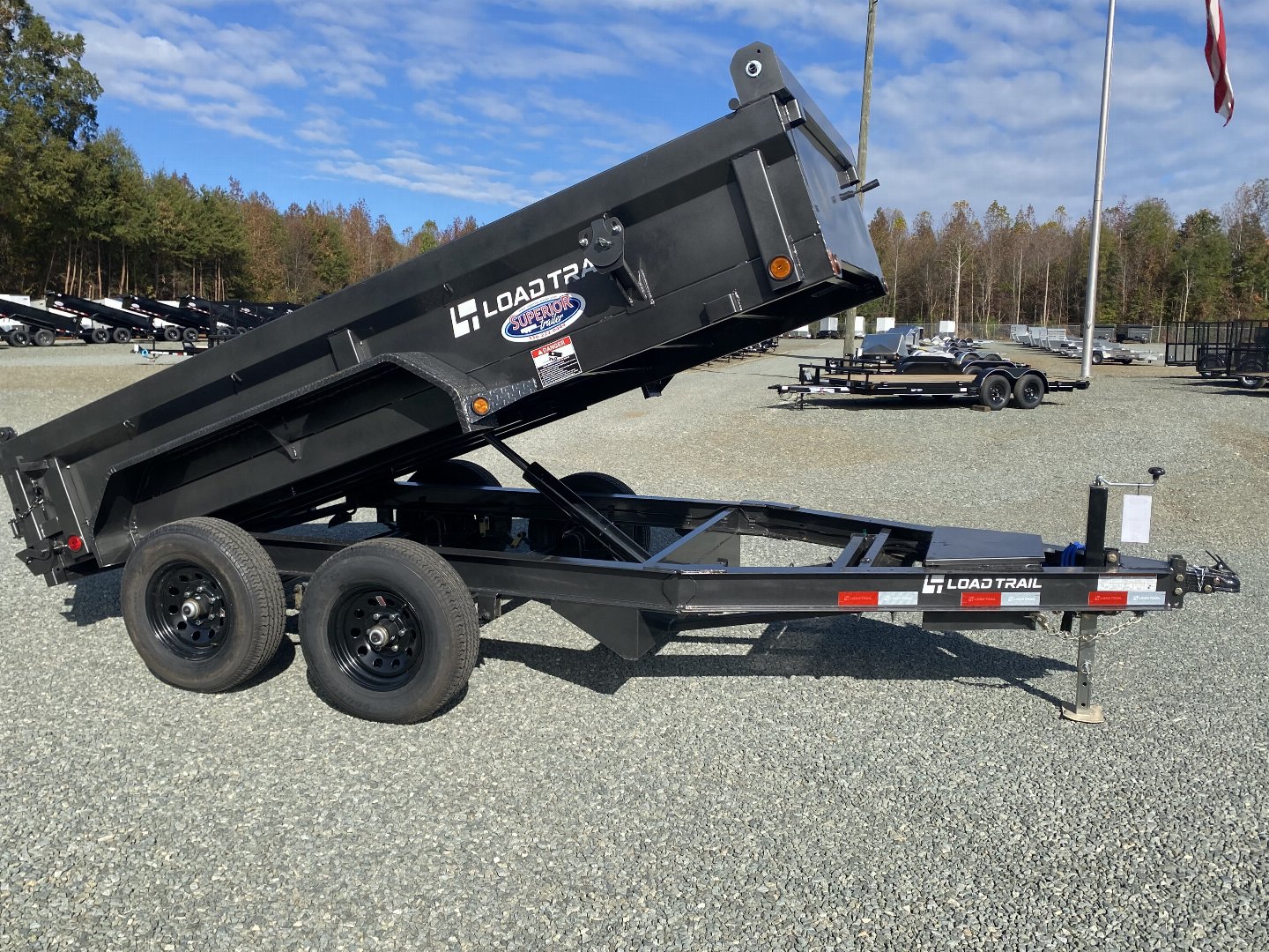 New 2025 Load Trail 6x12 10k Dump Trailer w/ 2' Sides | Burlington ...
