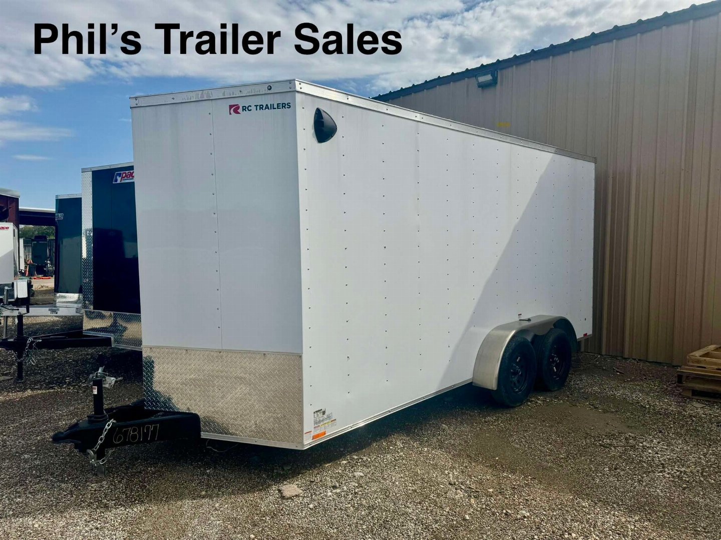 New RED TAG SALE! 2024 RC Trailers 7x16 Cargo / Enclosed Trailer EXTRA ...