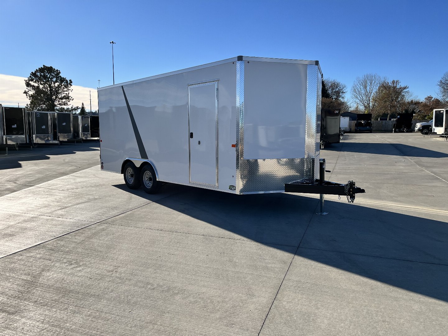 New New 2025 AERO 8.5x18 +2’V, 7’ TALL, WHITE Interior, QUALITY ...