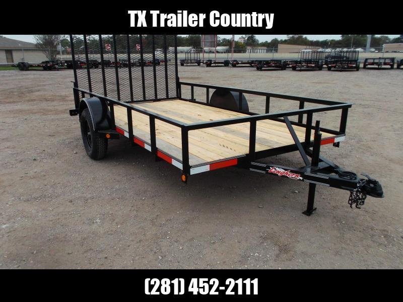 New 2025 LONGHORN TRAILERS 77x10 Single Axle Utility Trailer w/ Heavy ...