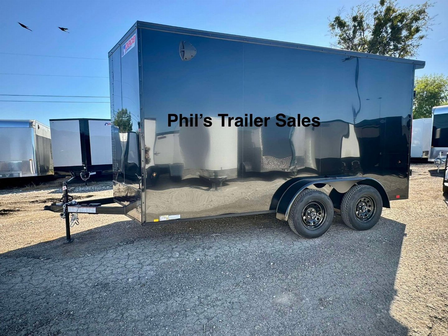 New 2025 Pace American 7X14 Cargo / Enclosed Trailer SCREWLESS EXTERIOR ...