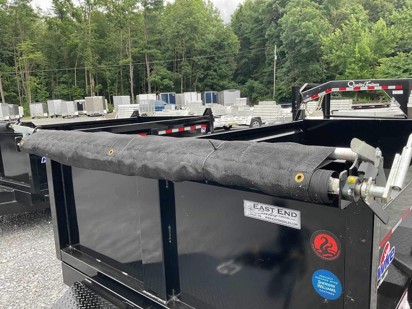 New 2025 HAWKE TRAILERS LPTH Dump Trailer 6'x12' 10K (42% dump angle ...