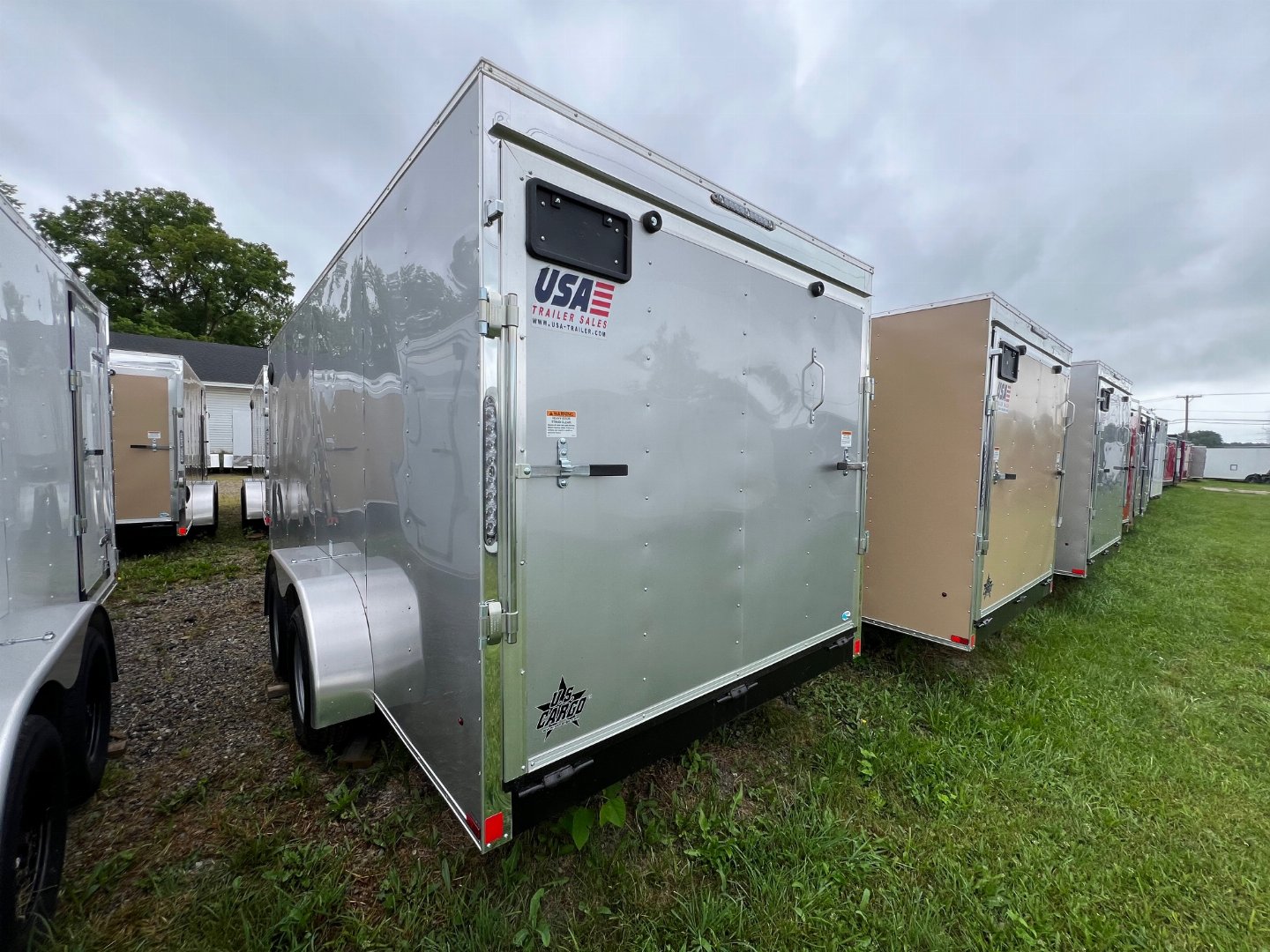 New 2024 US CARGO 7 X 16 Cargo / Enclosed Trailer with Ramp | Monroe ...