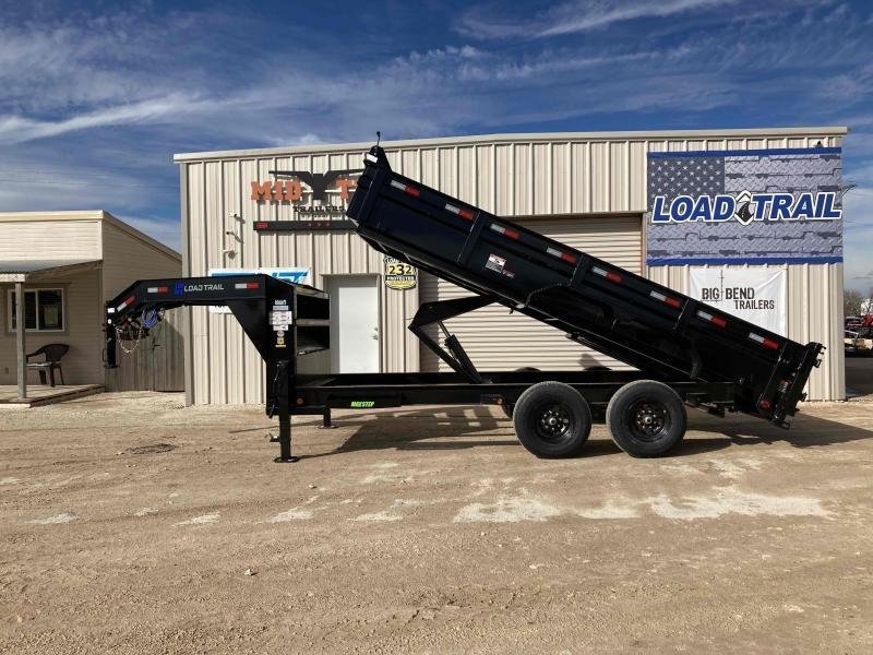 New 2025 LOAD TRAIL 83" X 16' TANDEM AXLE GOOSENECK LOW-PRO DUMP ...