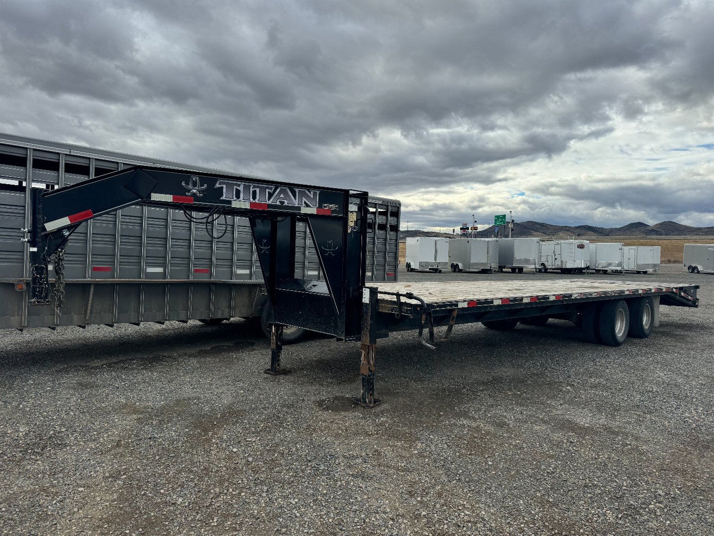 Used 2017 Titan Trailer 30' GN Equipment Trailer | Three Forks Montana