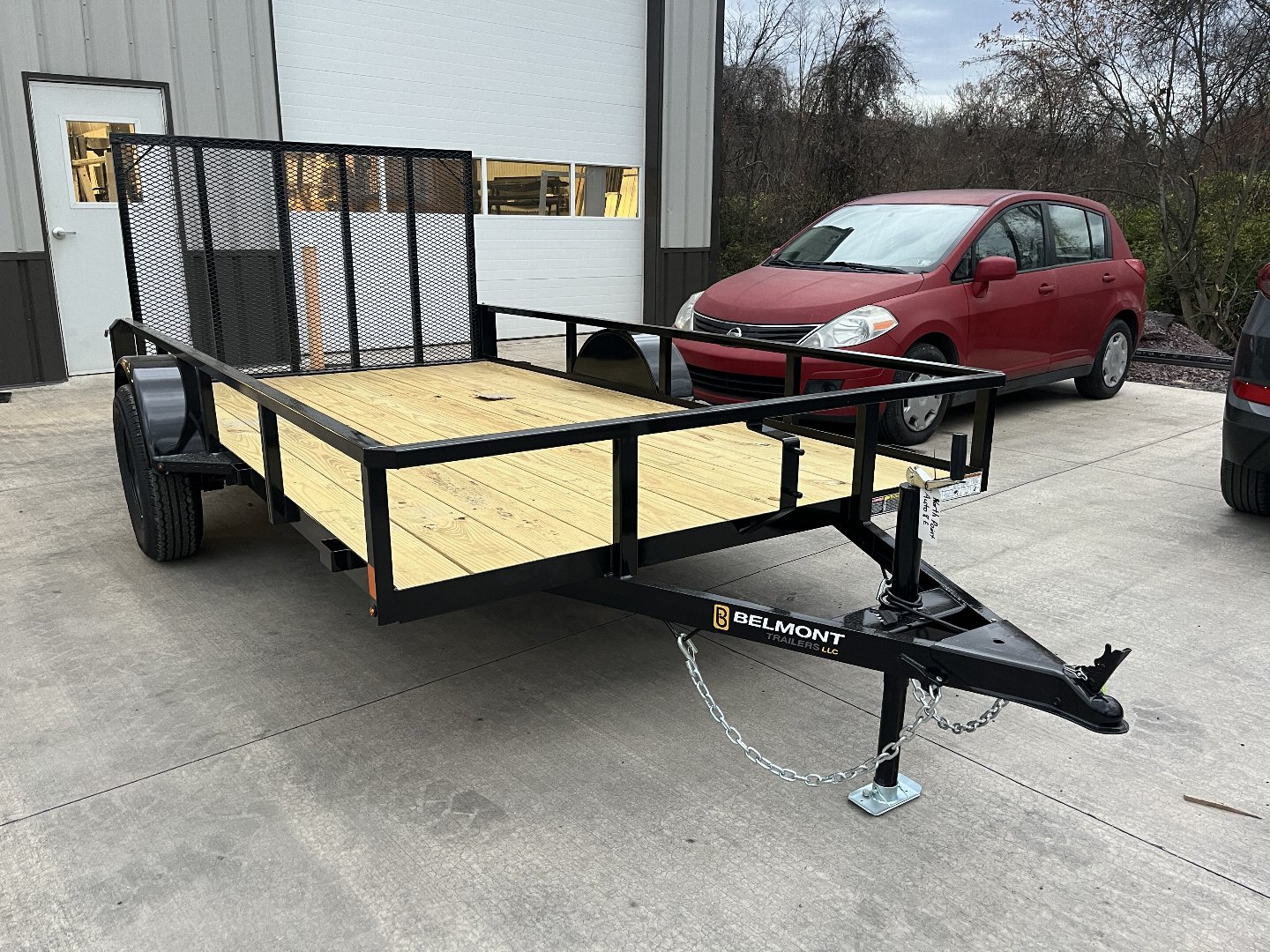New 2025 Belmont 6x12 Utility Trailer - BLACK | Northumberland Pennsylvania