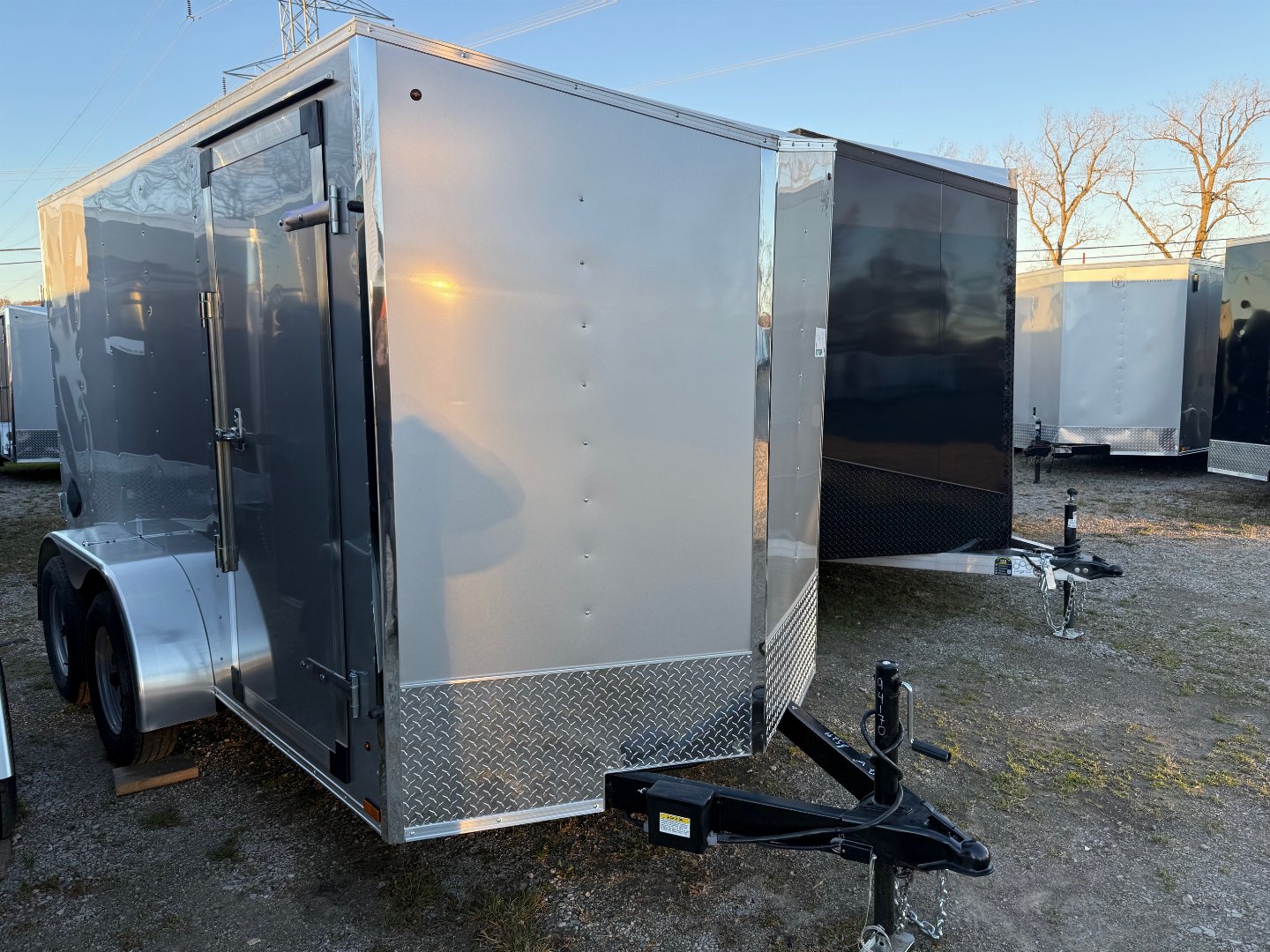 New 2025 US Cargo 6 x 12 Tandem Enclosed Trailer with 6FT INTERIOR ...