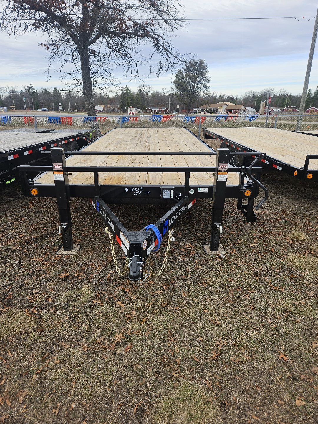 New 2024 LOAD TRAIL 102x24 Flat Deck Deckover Trailer | Grayling Michigan