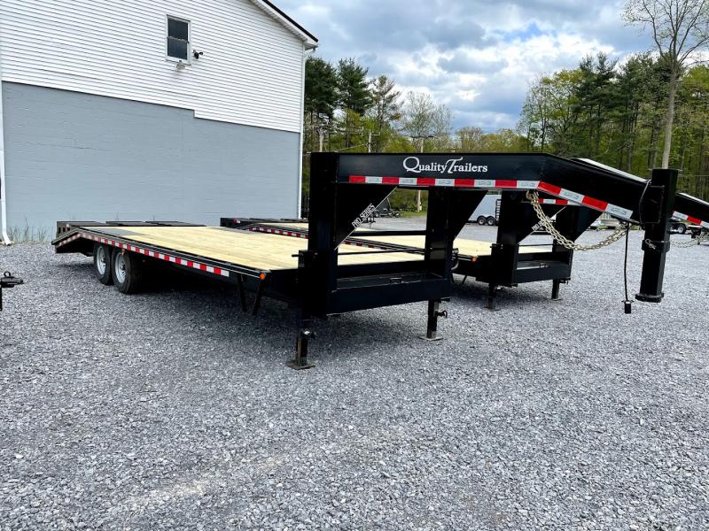 New 2023 QUALITY TRAILERS 28' Pro Gooseneck 17k Deckover Trailer ...