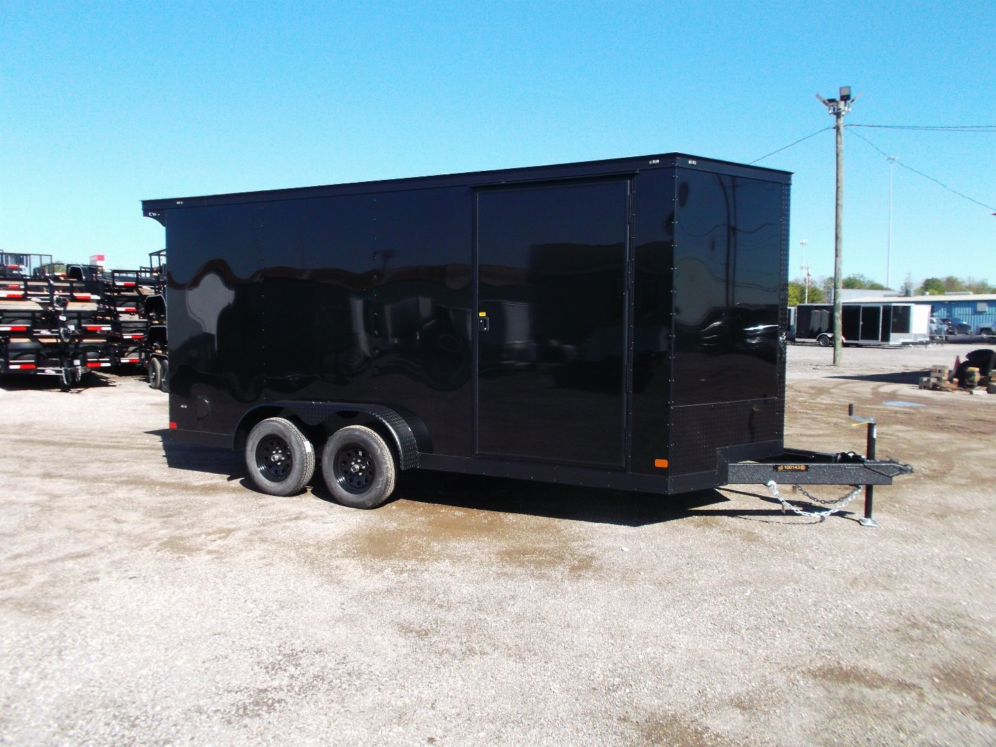 New 2025 COVERED WAGON TRAILERS 7x16 Cargo Trailer / Enclosed Trailer ...