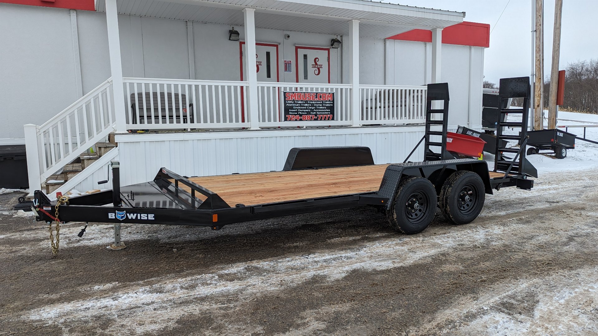 New 2025 BWise 16' Lo Pro Equipment Hauler w/ No Dove | Mount Pleasant ...