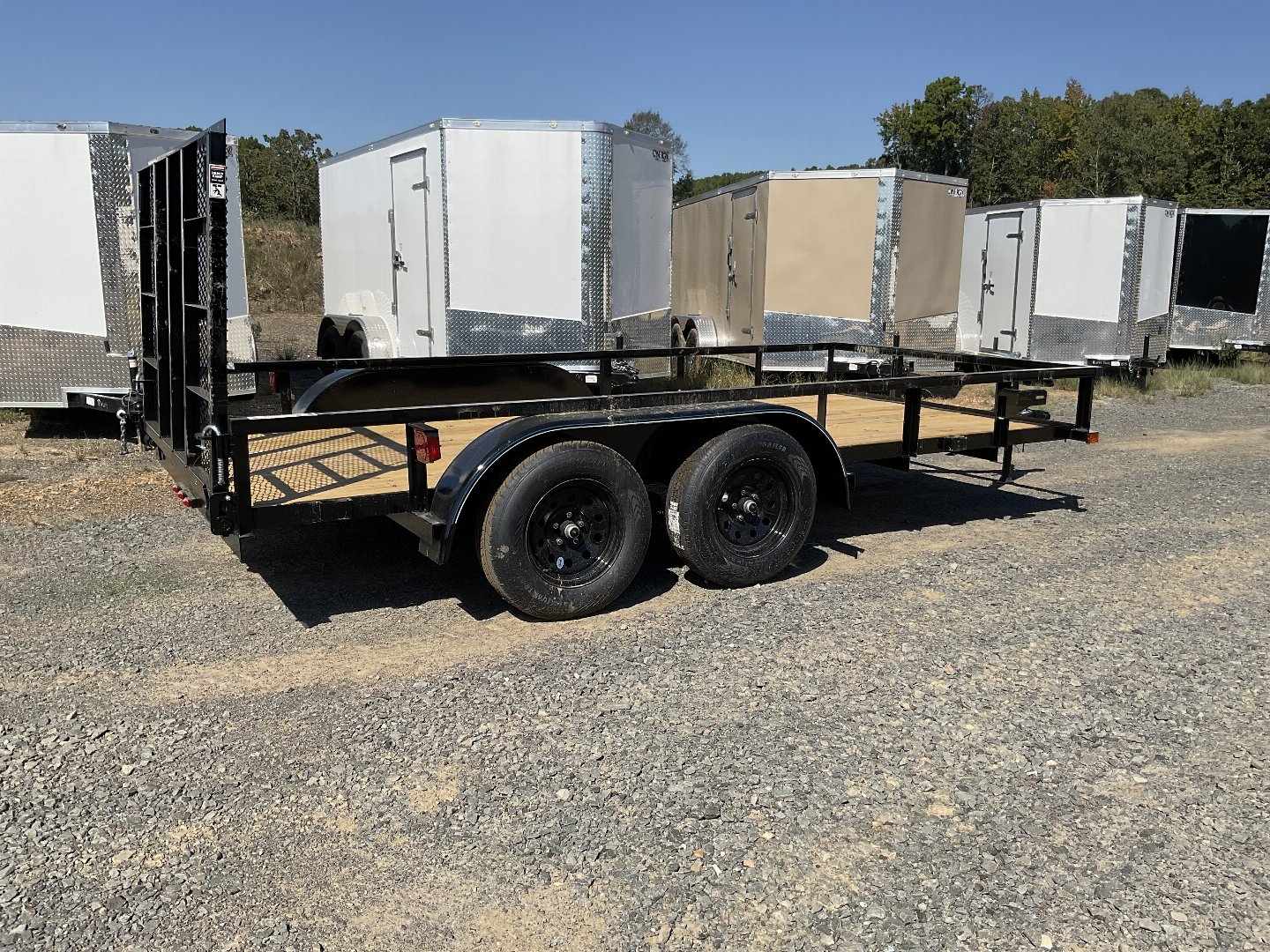 New 2025 TOP HAT Utility Trailer 14x77 LDX TA w Lay-N TG | North Little ...
