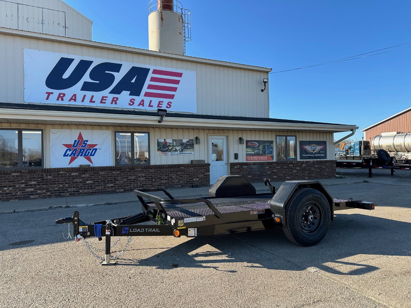 New 2025 Load Trail 5x12 Scissor Hauler Tilt Trailer | Wayland Michigan