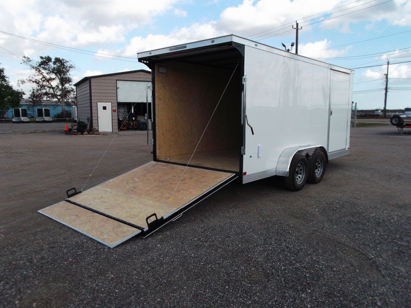 New 2025 COVERED WAGON TRAILERS 7x16 Cargo Trailer / Enclosed Trailer ...