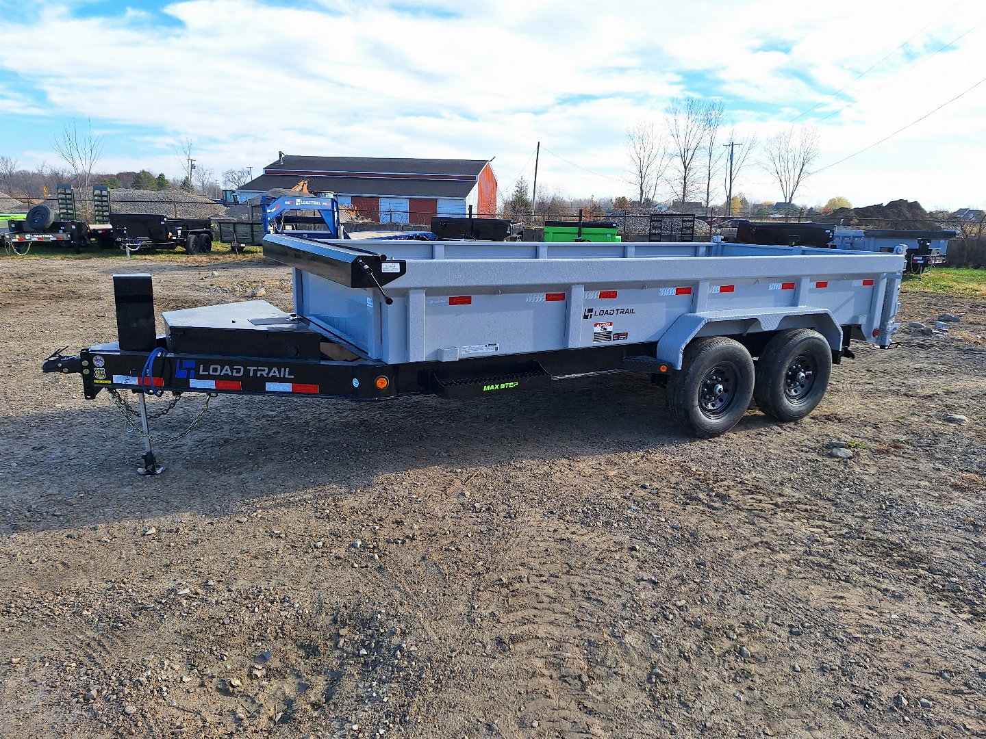 New 2025 Load Trail 83x16 Dump Trailer W/ Hyd Jack | Grayling Michigan