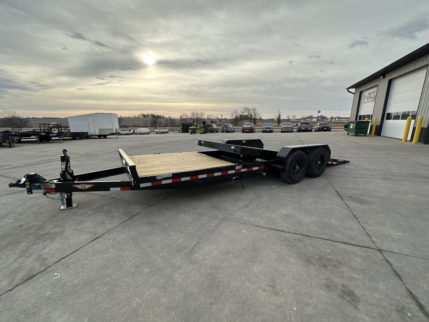 New 2025 H&H Trailers 82"x16'+6' 14k Gravity Tilt Equipment Trailer ...