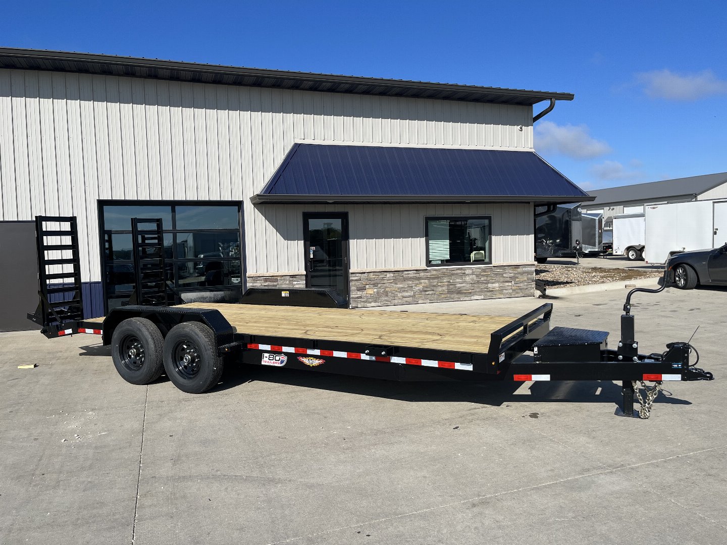 New 2025 H&H Trailers 82"x18'+2' 14k Industrial Equipment Trailer | De ...