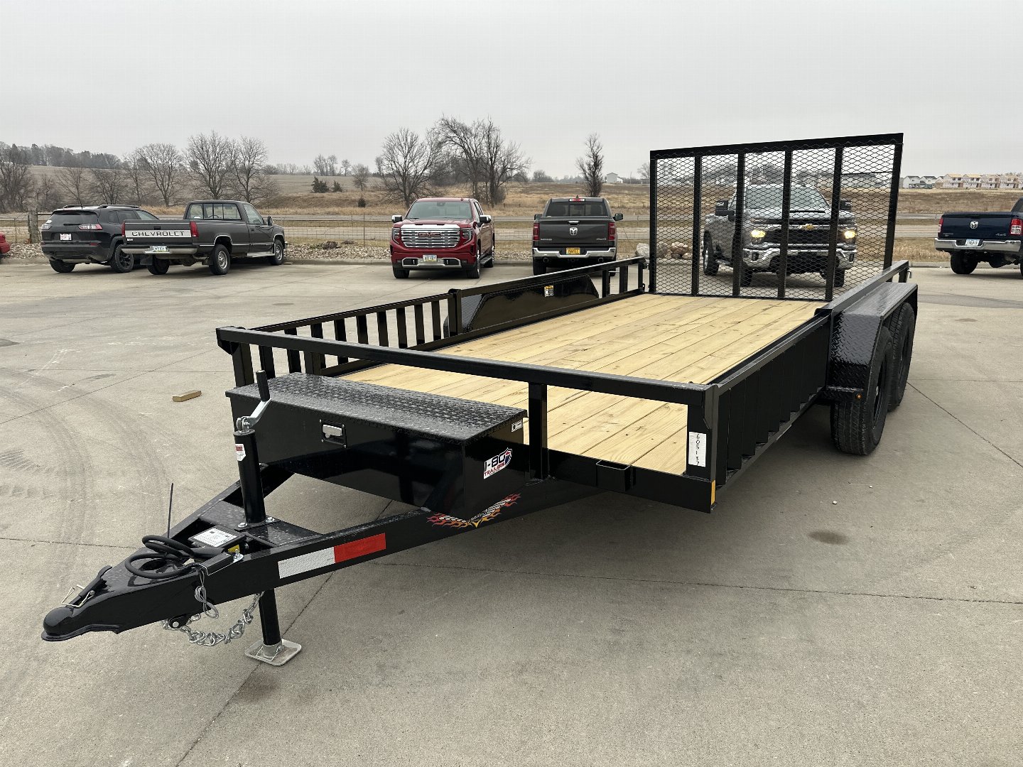 New 2025 H&H Trailers 82"x14' 7k ATV Utility Trailer | De Soto Iowa