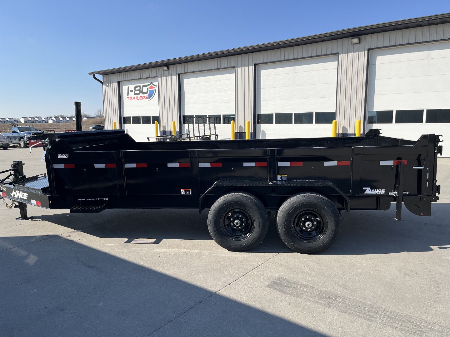 New 2025 H&H TRAILERS 83"x16' 15.4k Topline Telescopic I-Beam Dump ...