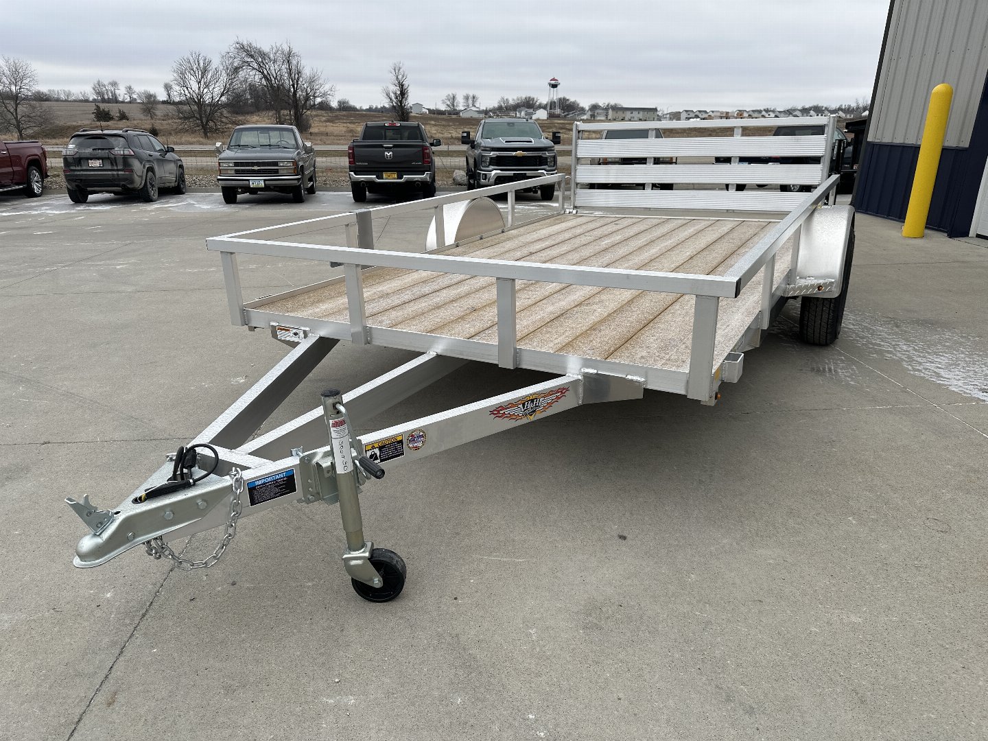 New 2025 H&H Trailers Aluminum 82"x12' 3k Rail Side Utility Trailer ...