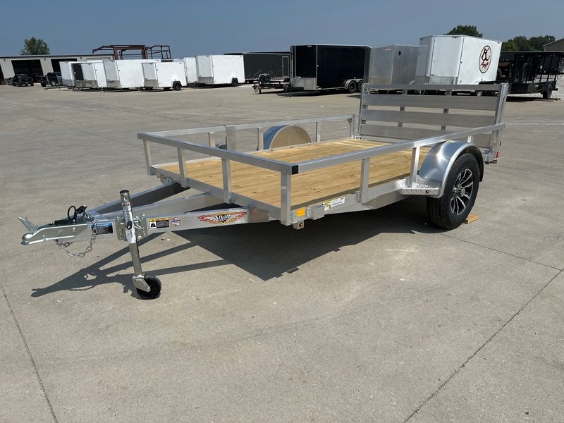 New 2025 H&H Trailers Aluminum 76"x10' 3k Rail Side Utility Trailer ...