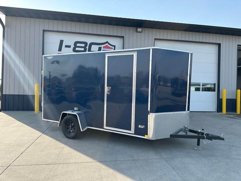New 2025 H&H Trailers 6'x12' 3k Flat Top V-Nose Enclosed Cargo Trailer ...