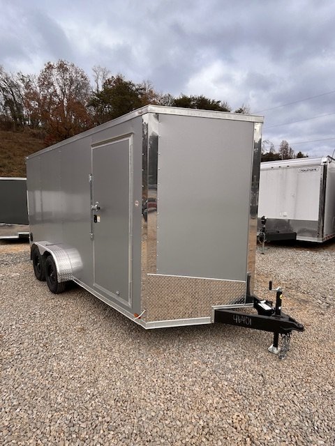 New 2025 Outlaw Trailers 7X16 7K w/ E TRAC ON WALLS Cargo / Enclosed ...