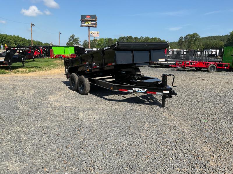 New 2025 TOP HAT TRAILERS 7x14 DPX 140 Dump Trailer 14k GVWR - Spreader ...