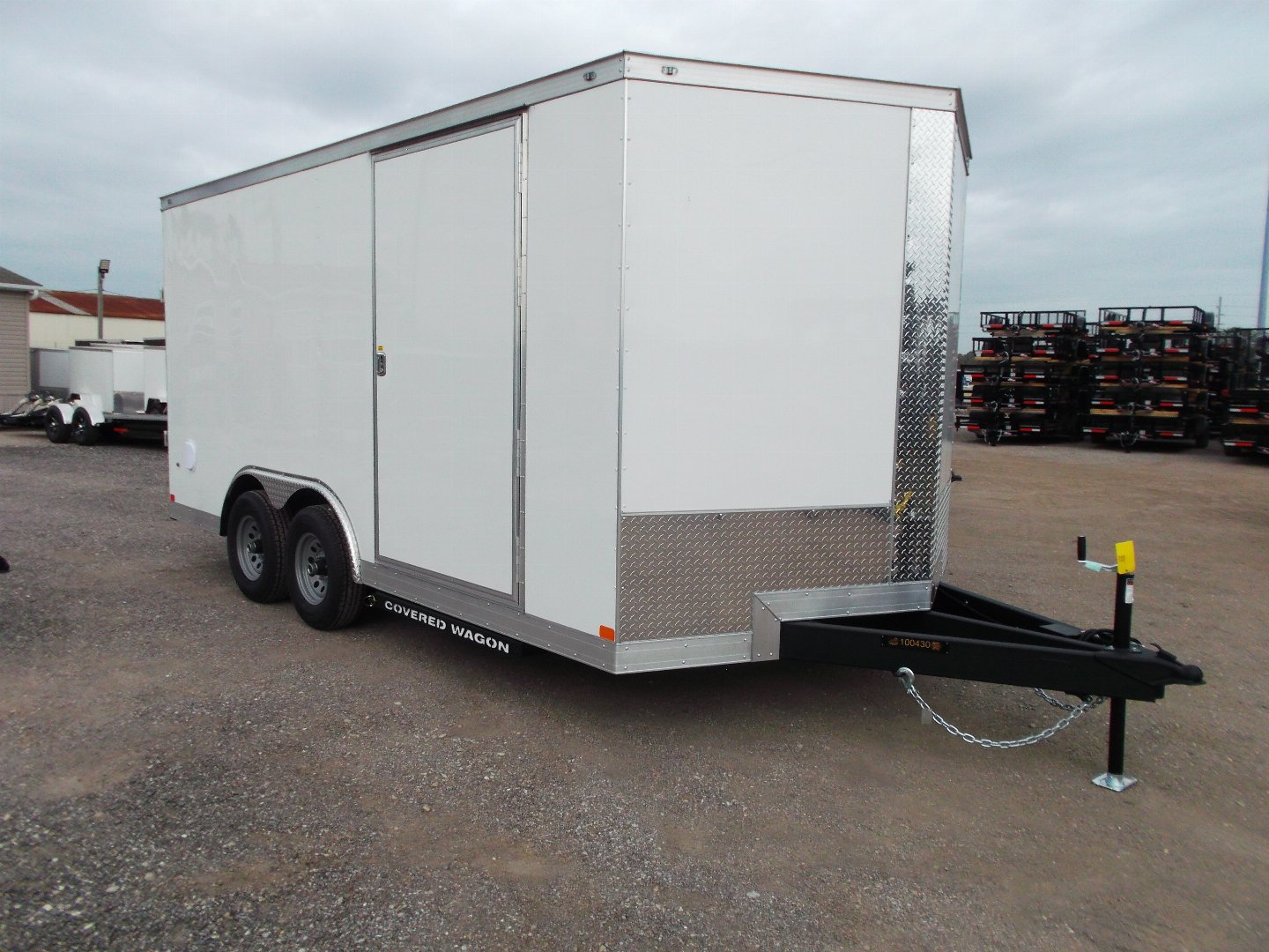 New 2025 COVERED WAGON TRAILERS 8.5x16 Cargo Trailer / Car Hauler ...