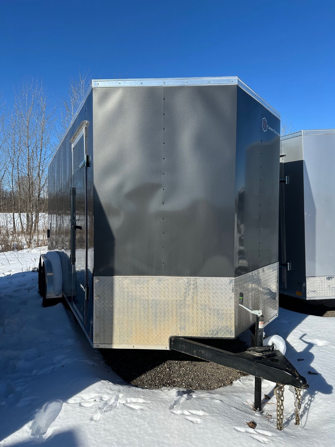 New 2025 CROSS TRAILERS 7X16 V-Nose Ramp +12 w/Options Cargo / Enclosed Trailer | Wayland Michigan
