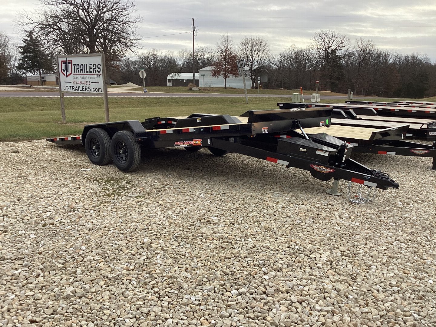 New 2025 H&H 82x20 Speed Loader Car Hauler, 10k | Hermann Missouri